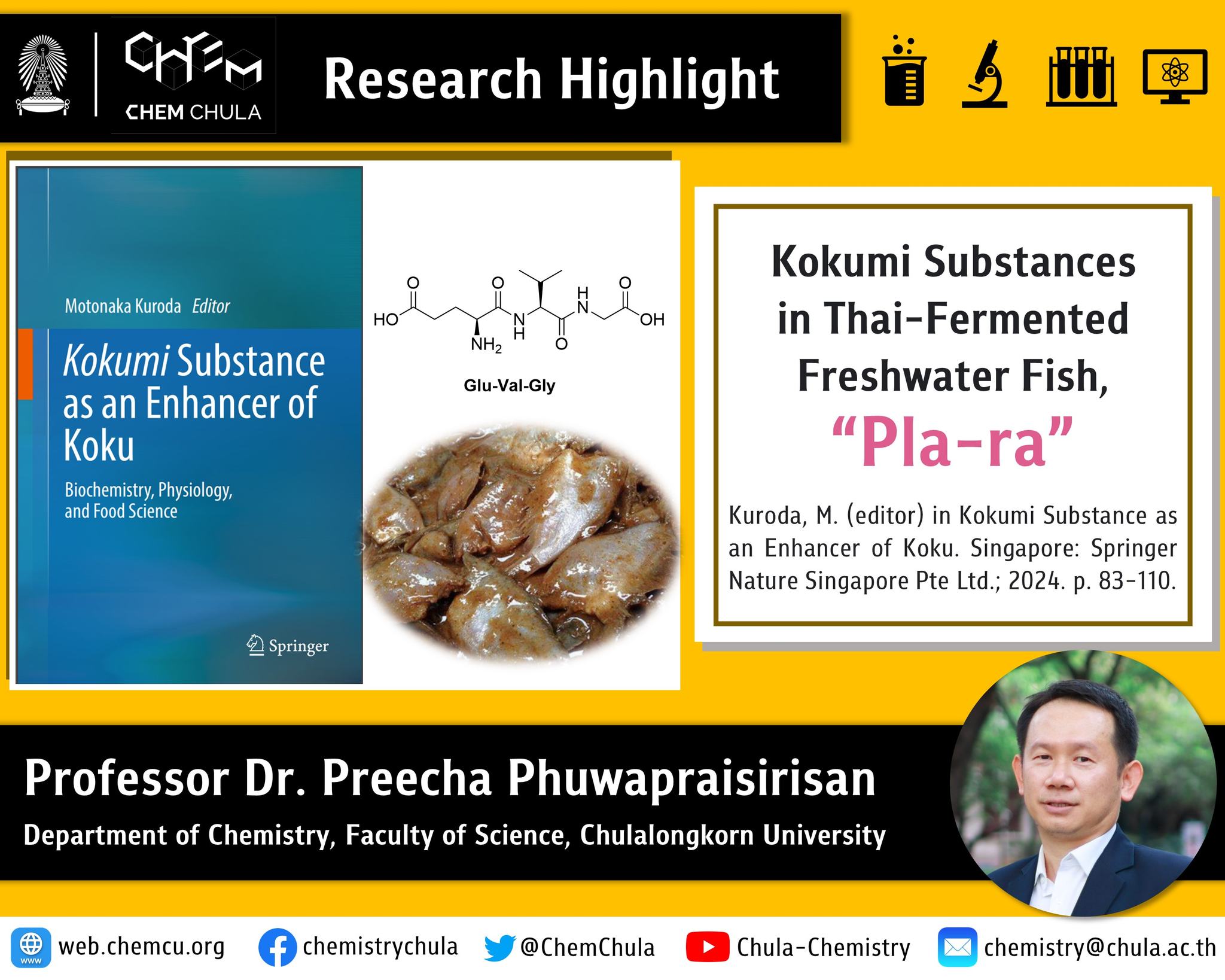 Kokumi Substances in Thai-Fermented Freshwater Fish, “Pla-ra” – ChemChula